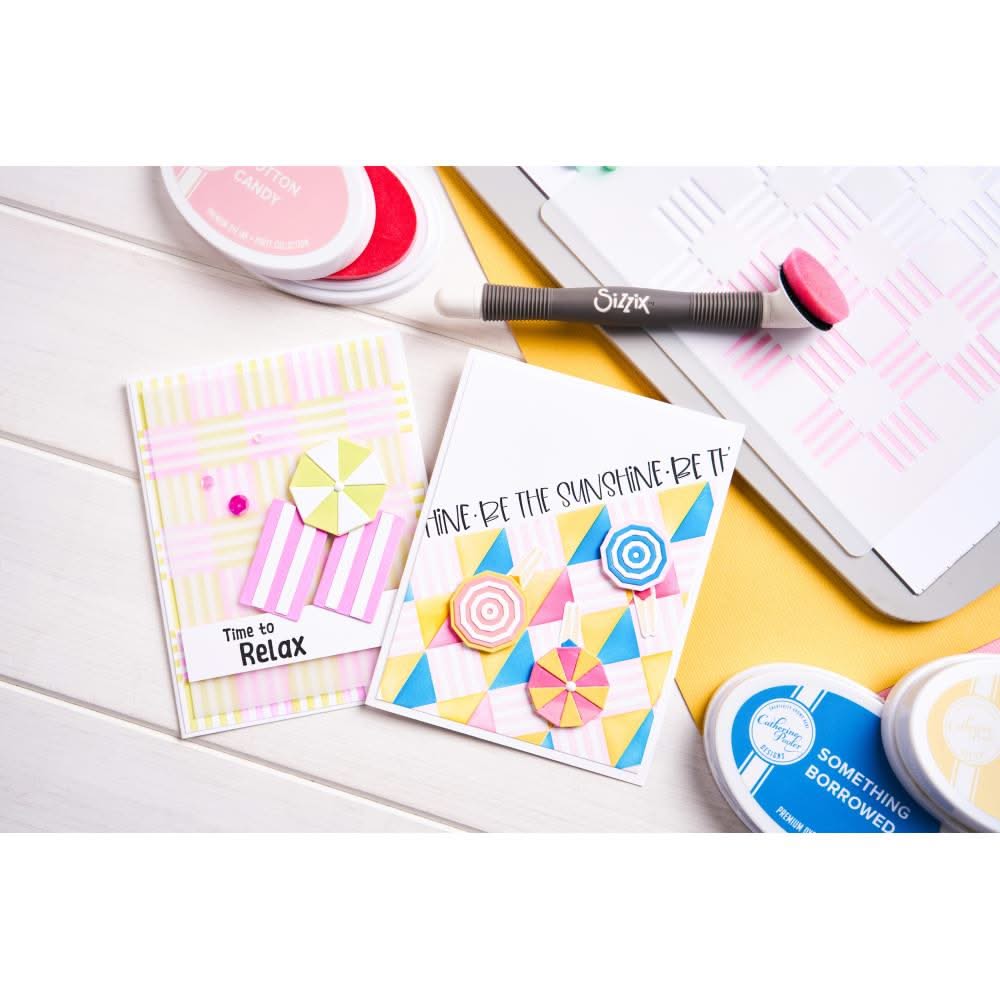 Sizzix Thinlits Die Set By Catherine Pooler 15/Pkg - Beach Blankets & – CraftOnline