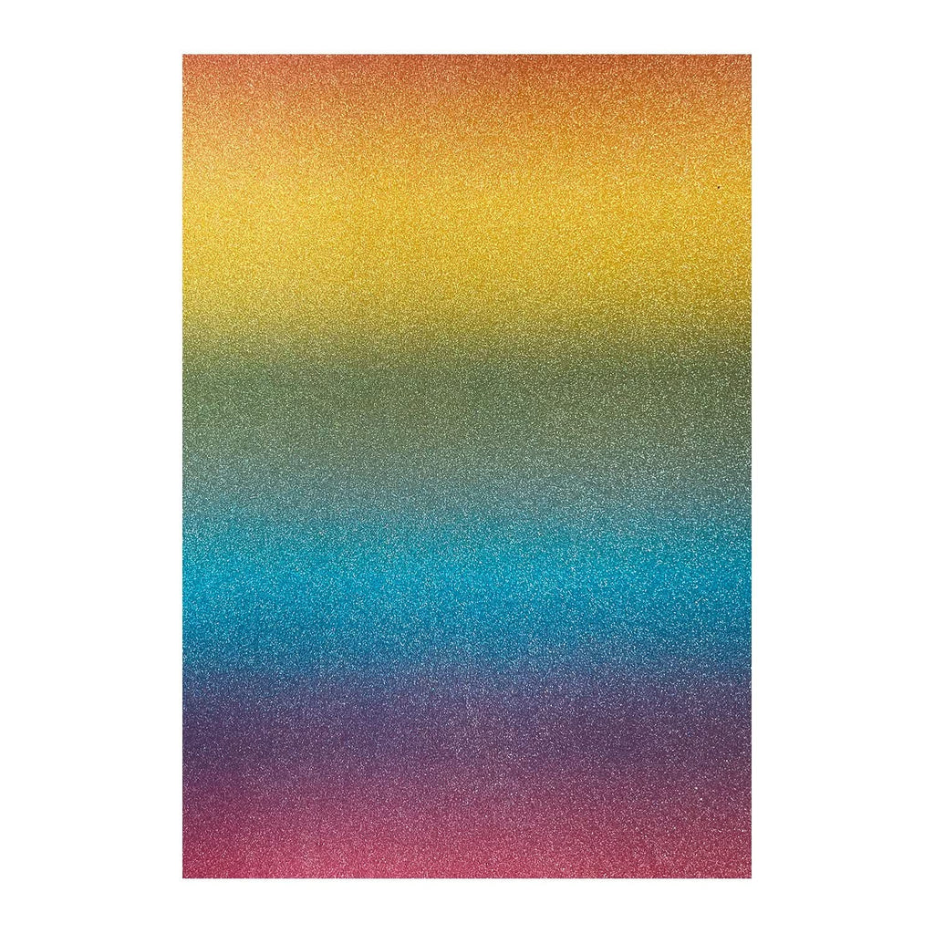 Poppy Crafts Letter Size Premium Ombre Glitter Cardstock 10 Pack - Rai – CraftOnline