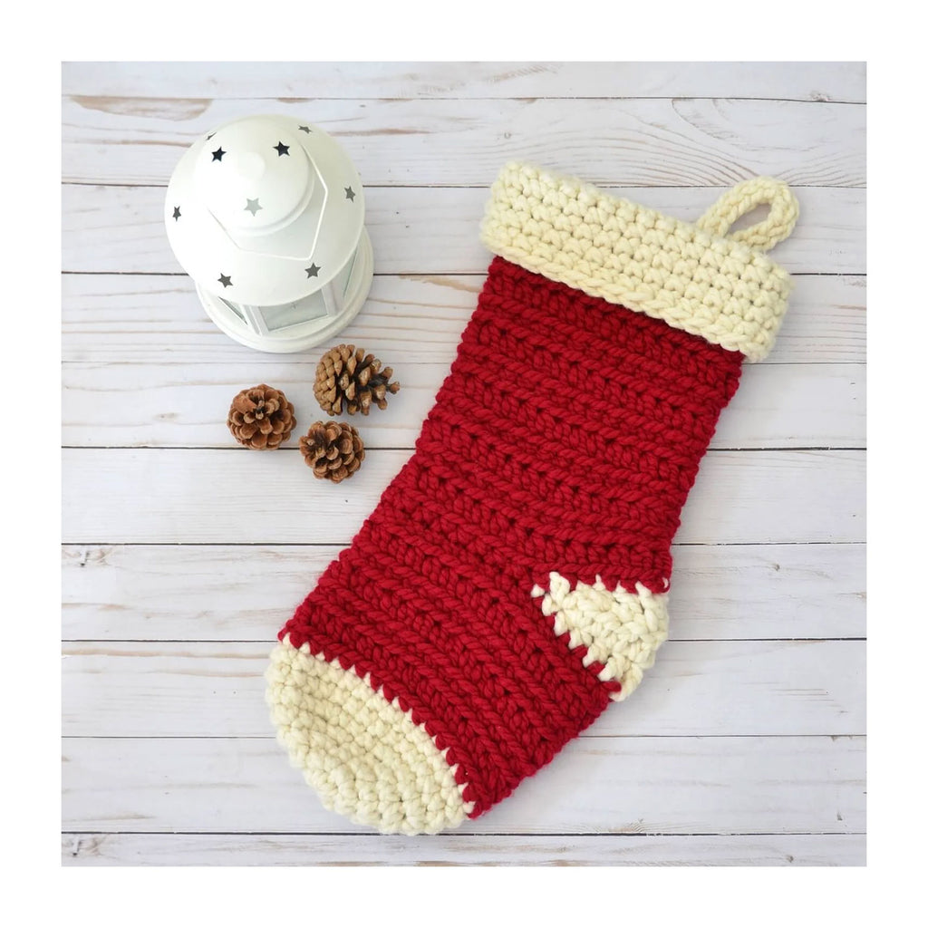 Lion Brand Free Pattern - Wool-Ease Quick & Thick - Holiday Stocking – CraftOnline
