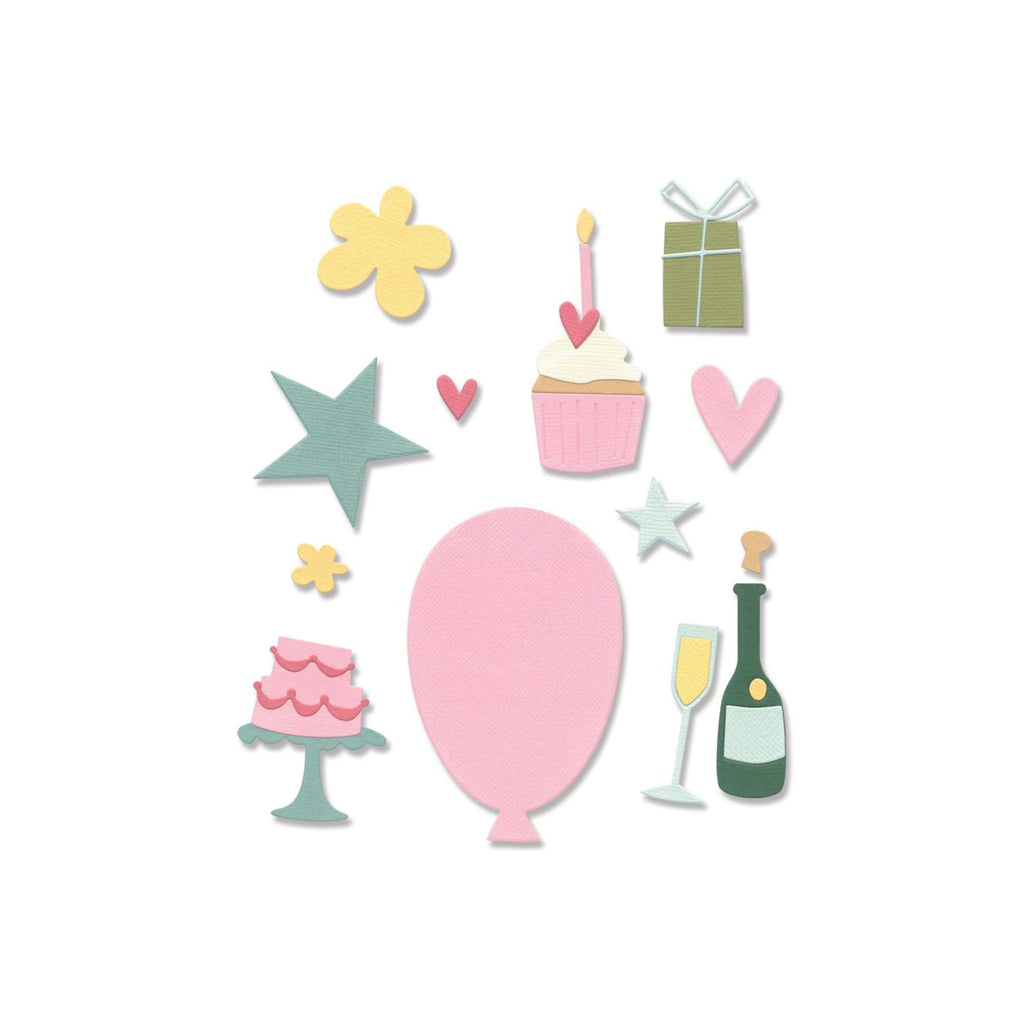 Sizzix Thinlits Dies by Debi Potter 21/Pkg - Fabulous Everyday Shapes – CraftOnline