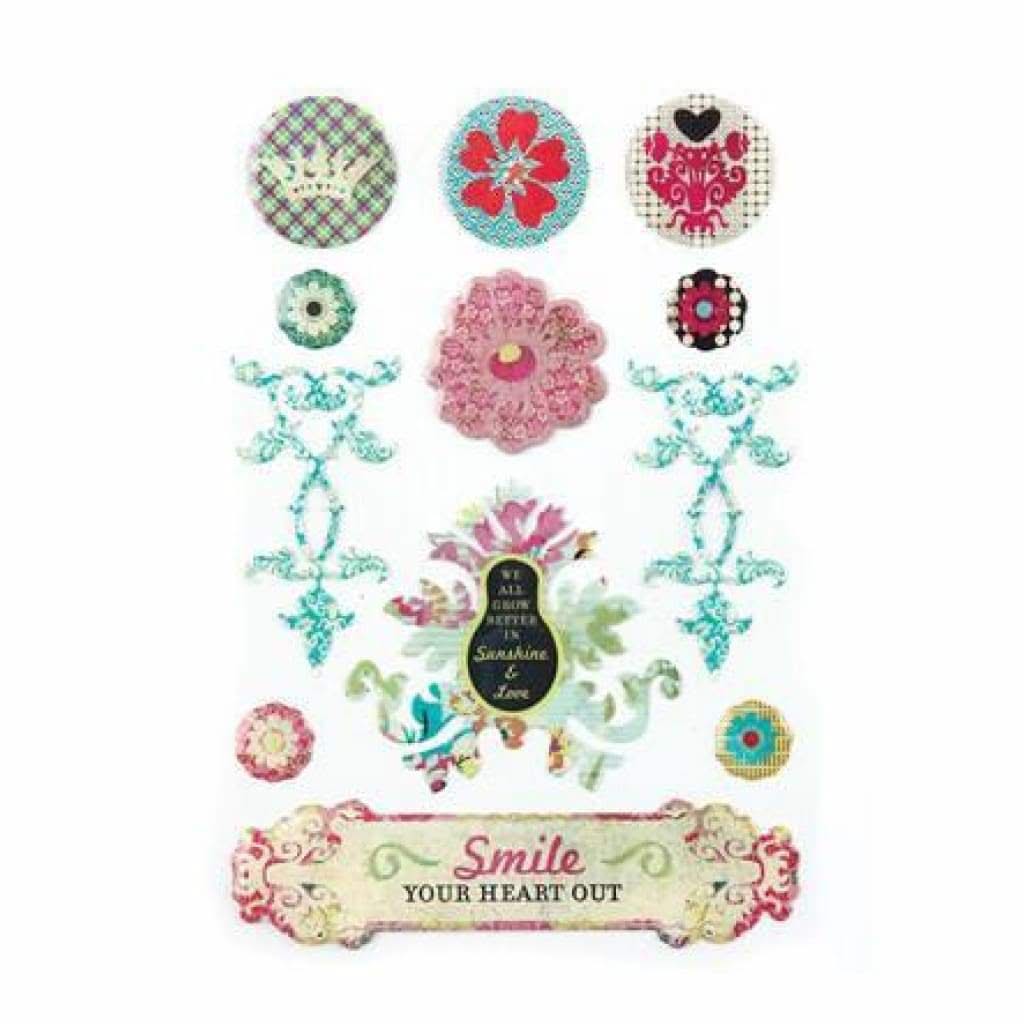 BasicGrey Hello Luscious Epoxy Stickers – CraftOnline
