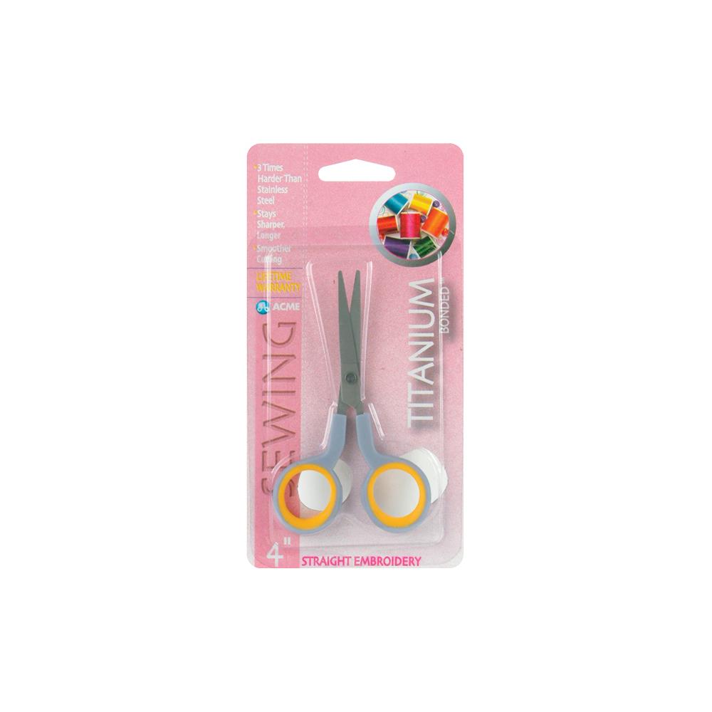 Westcott Titanium Straight Embroidery Scissors 4" – CraftOnline