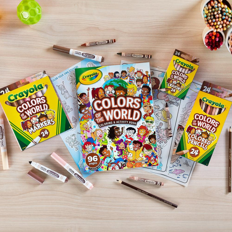 Crayola Colours Of The World Colouring Book 96 Pages – CraftOnline