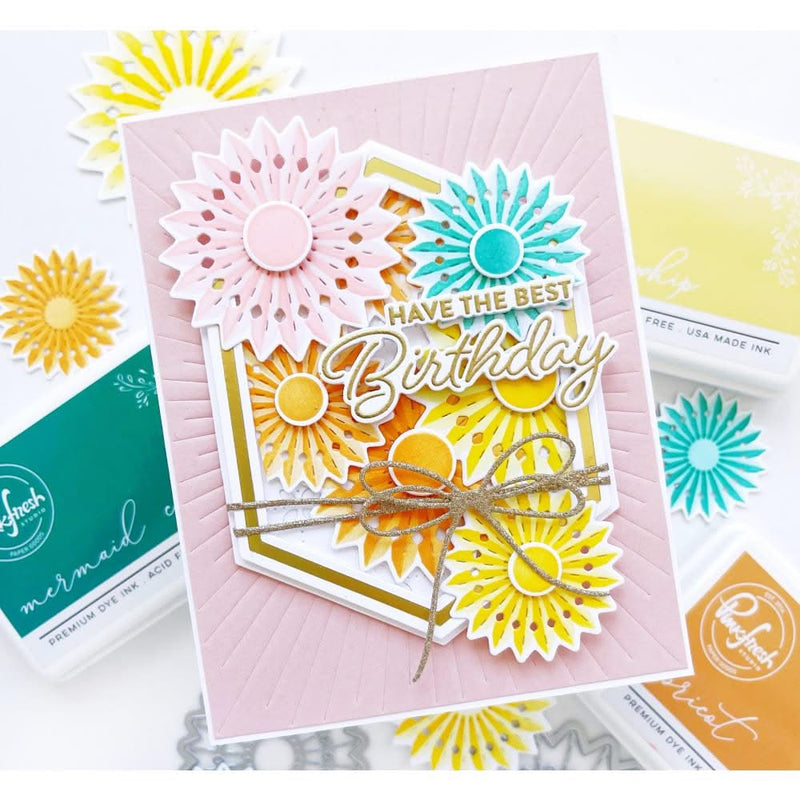 Pinkfresh Studio Stencils 4.25"X5.25" 2 pack Rosettes – CraftOnline