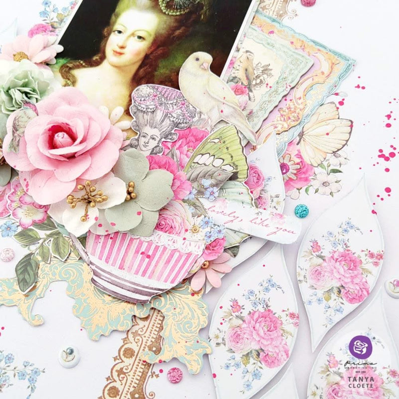 Prima Marketing Chipboard Stickers 32 Pack Avec Amour, W/Foil Accents ...