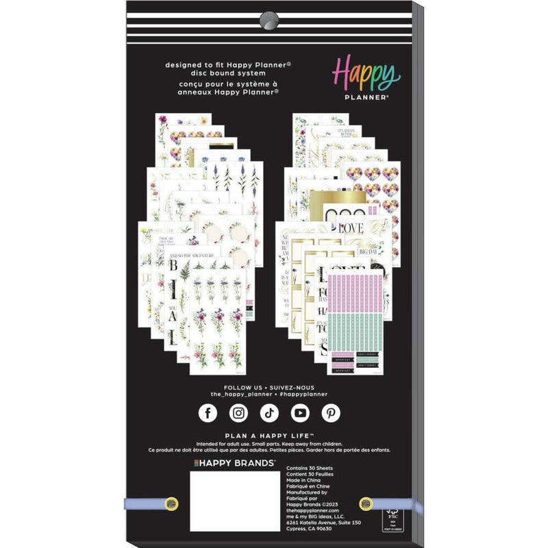 Happy Planner Sticker Value Pack 30/Sheets Blooming Romance* – CraftOnline