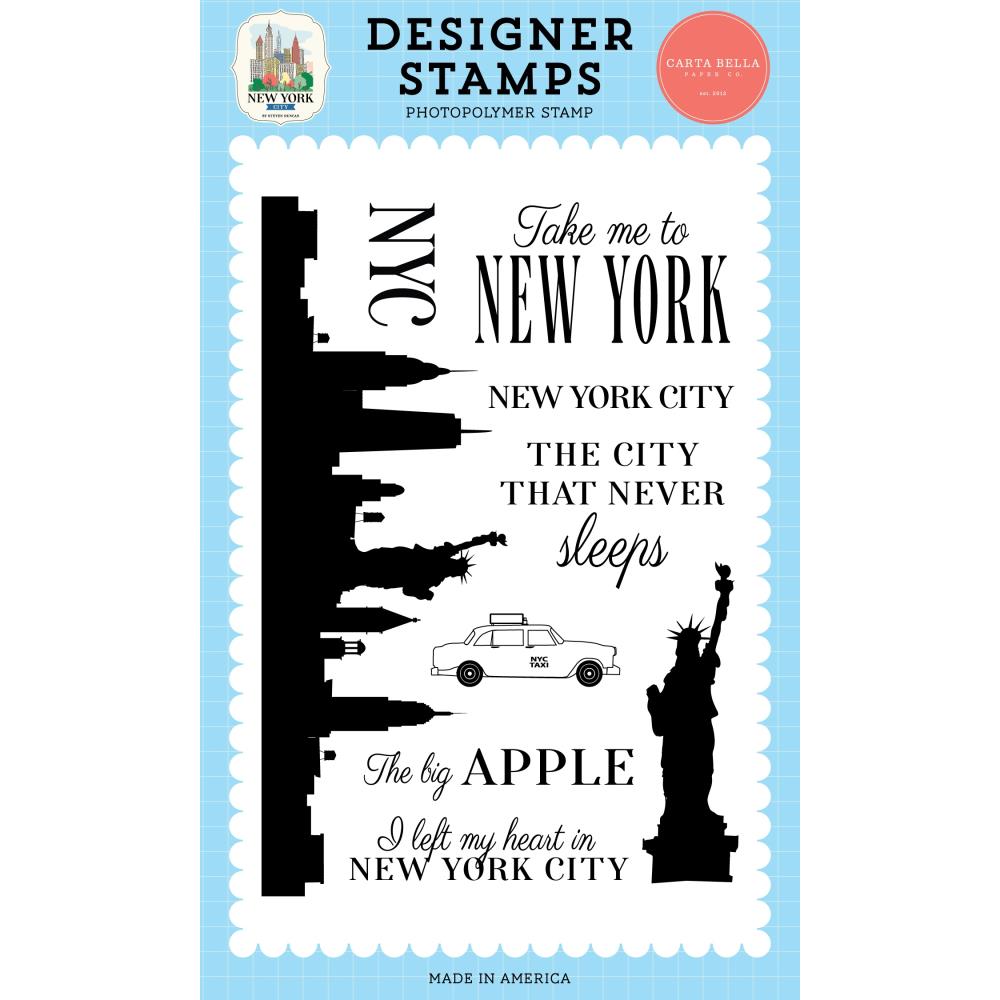 Carta Bella New York City Stamp Set NYC – CraftOnline
