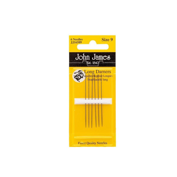 Colonial Needle John James Long Darners #9 Needles 6/Pkg – CraftOnline