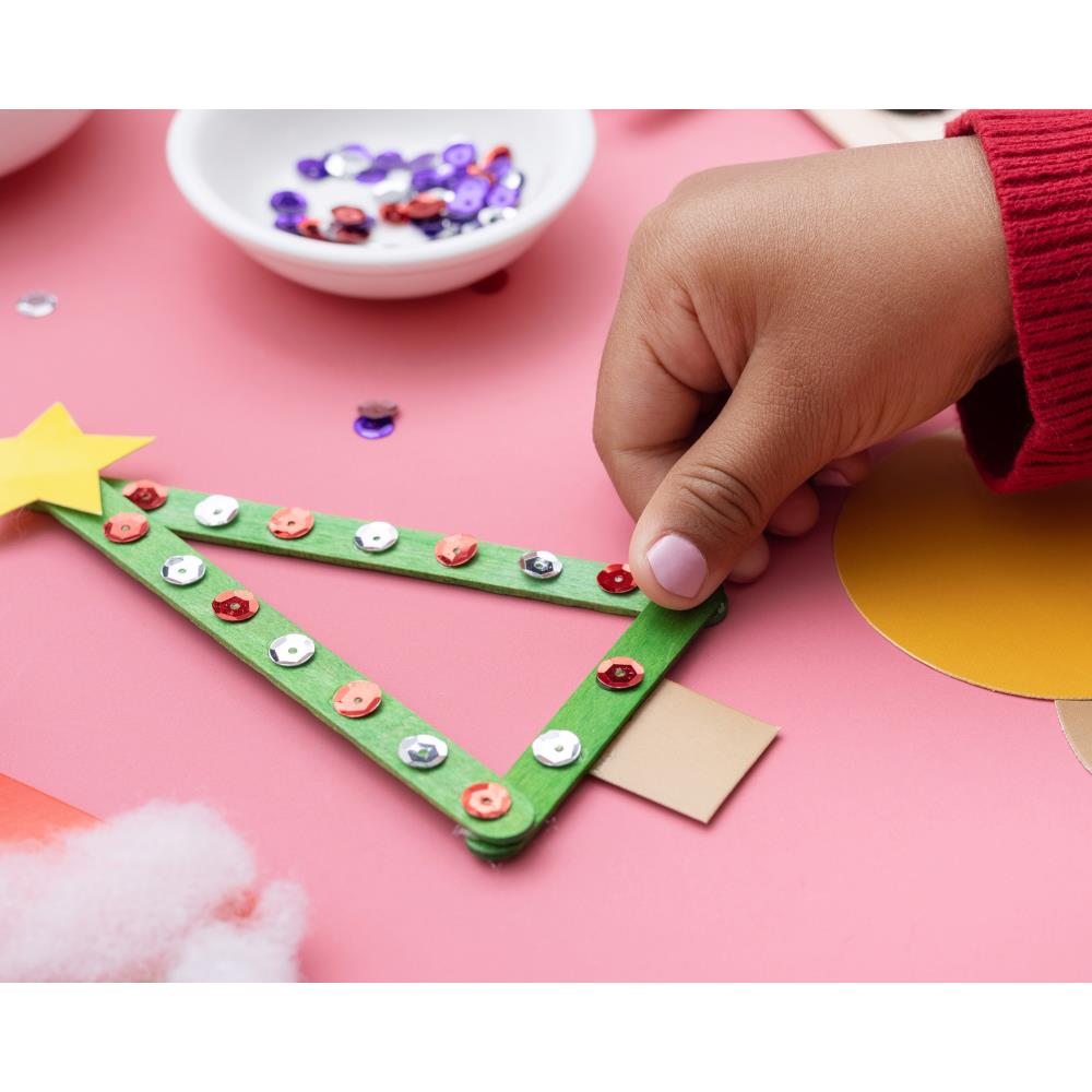 Colorbok Kids Christmas Holiday Ornament Kit Popsicle Stick – CraftOnline