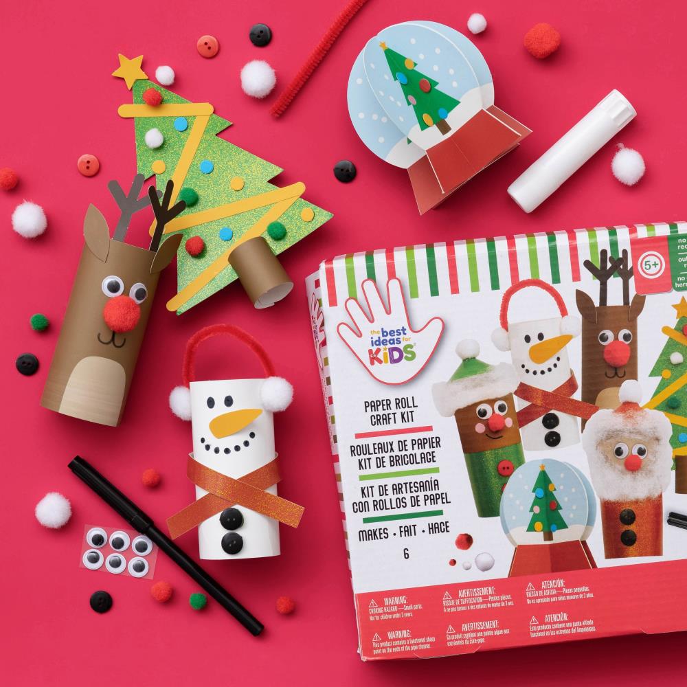 Colorbok Kids Christmas Holiday Kit Paper Roll – CraftOnline