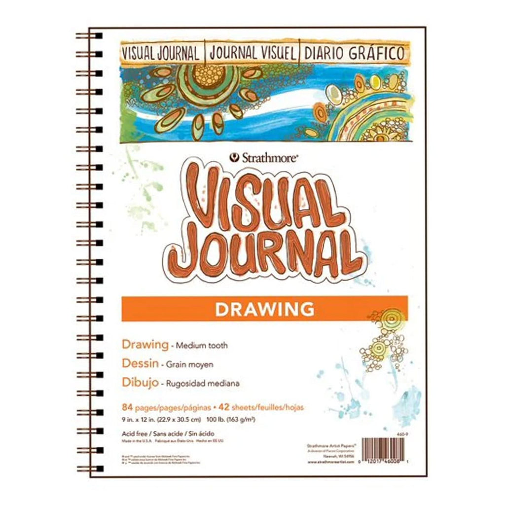 Strathmore Visual Drawing Journal 9"x 12" - 163gsm 84 Pages – CraftOnline