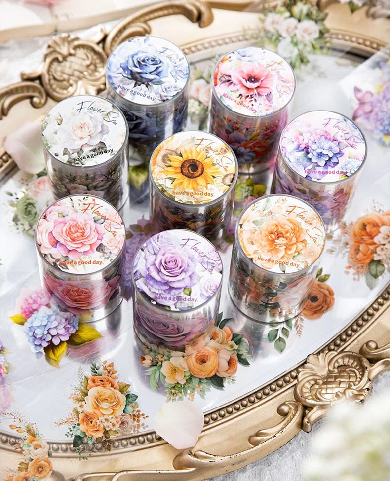 Poppy Crafts Flower Sticker Roll - Colourful Poppies – CraftOnline