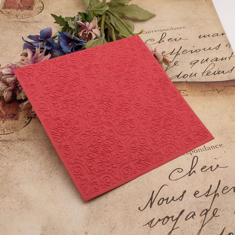 Poppy Crafts Embossing Folder #326 - Damask Damask – CraftOnline