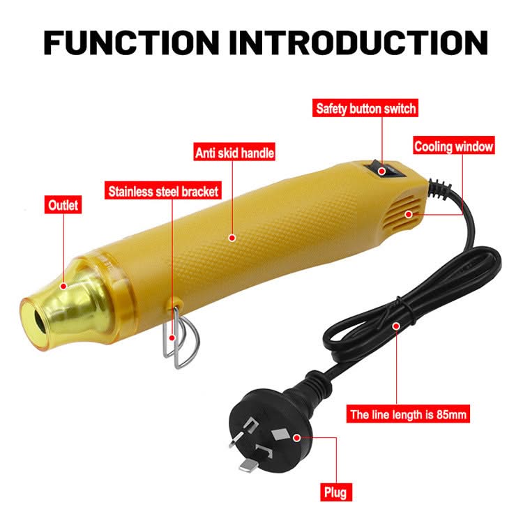 Universal Crafts Heat Gun Tool - Yellow – CraftOnline