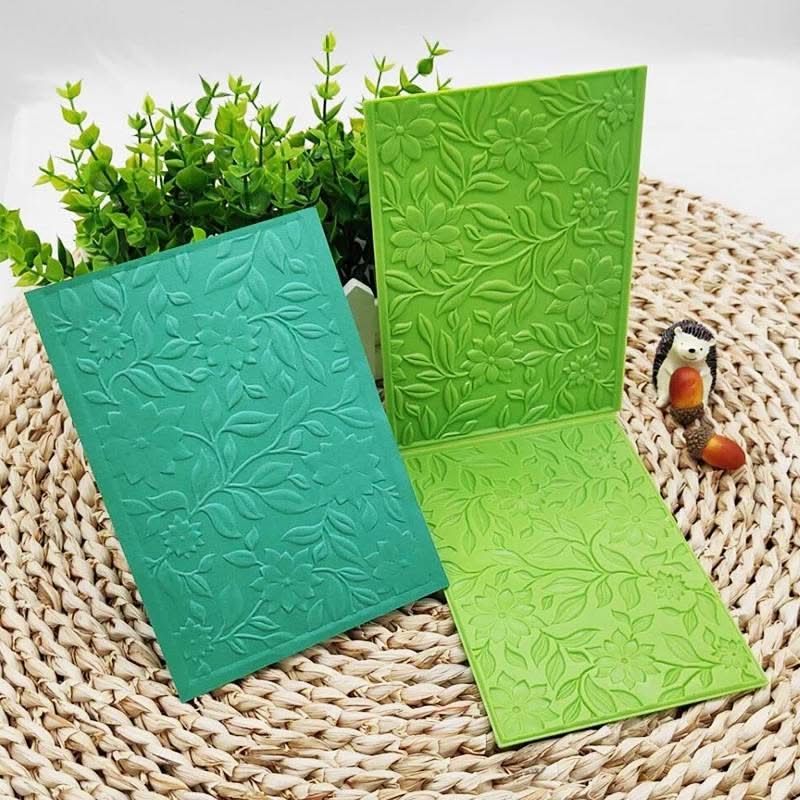 Poppy Crafts 3D Embossing Folder #1 - Flower Vines – CraftOnline