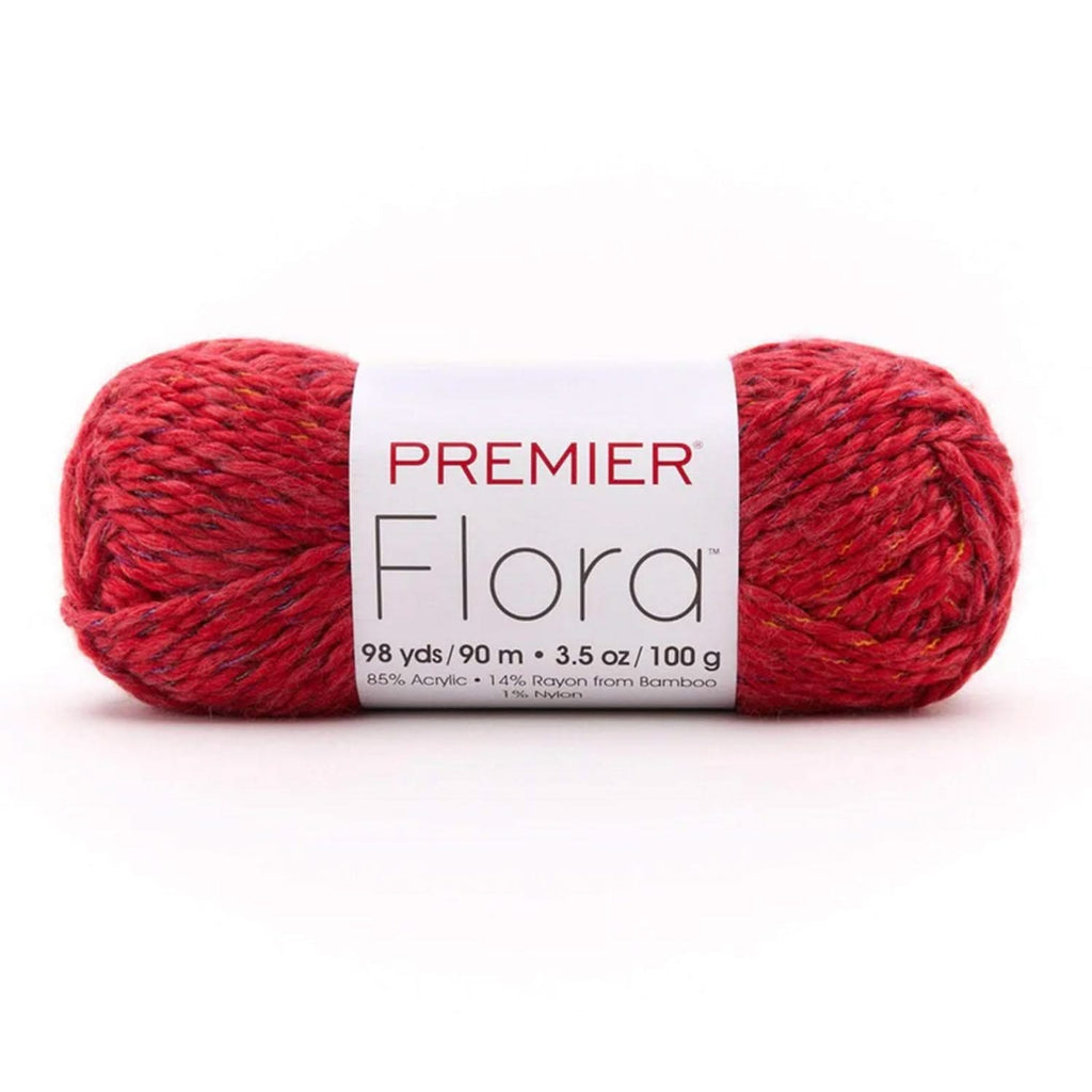 Premier Flora Yarn - Poppy | Soft Bulky Bamboo Yarn for Knitting ...