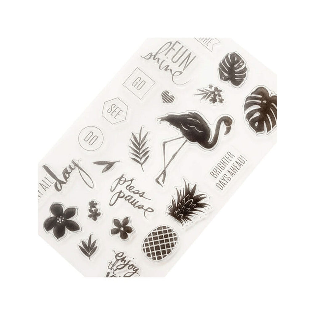 Heidi Swapp Minc Clear Stamp Set - Pineapple Crush* – CraftOnline