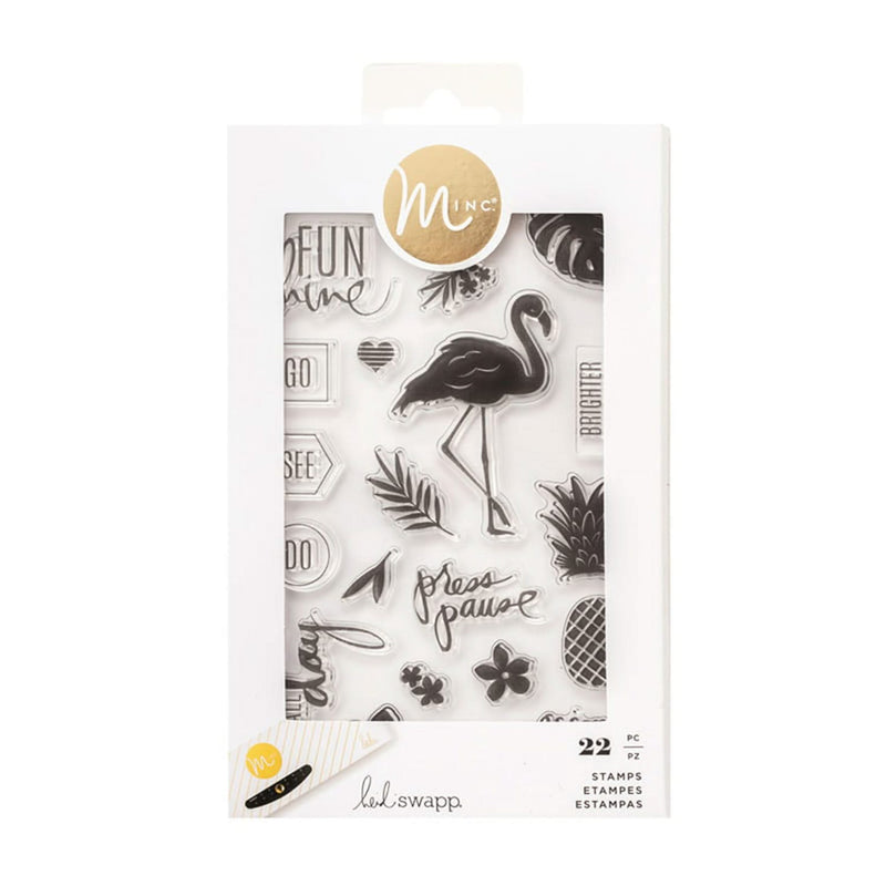 Heidi Swapp Minc Clear Stamp Set - Pineapple Crush* – CraftOnline