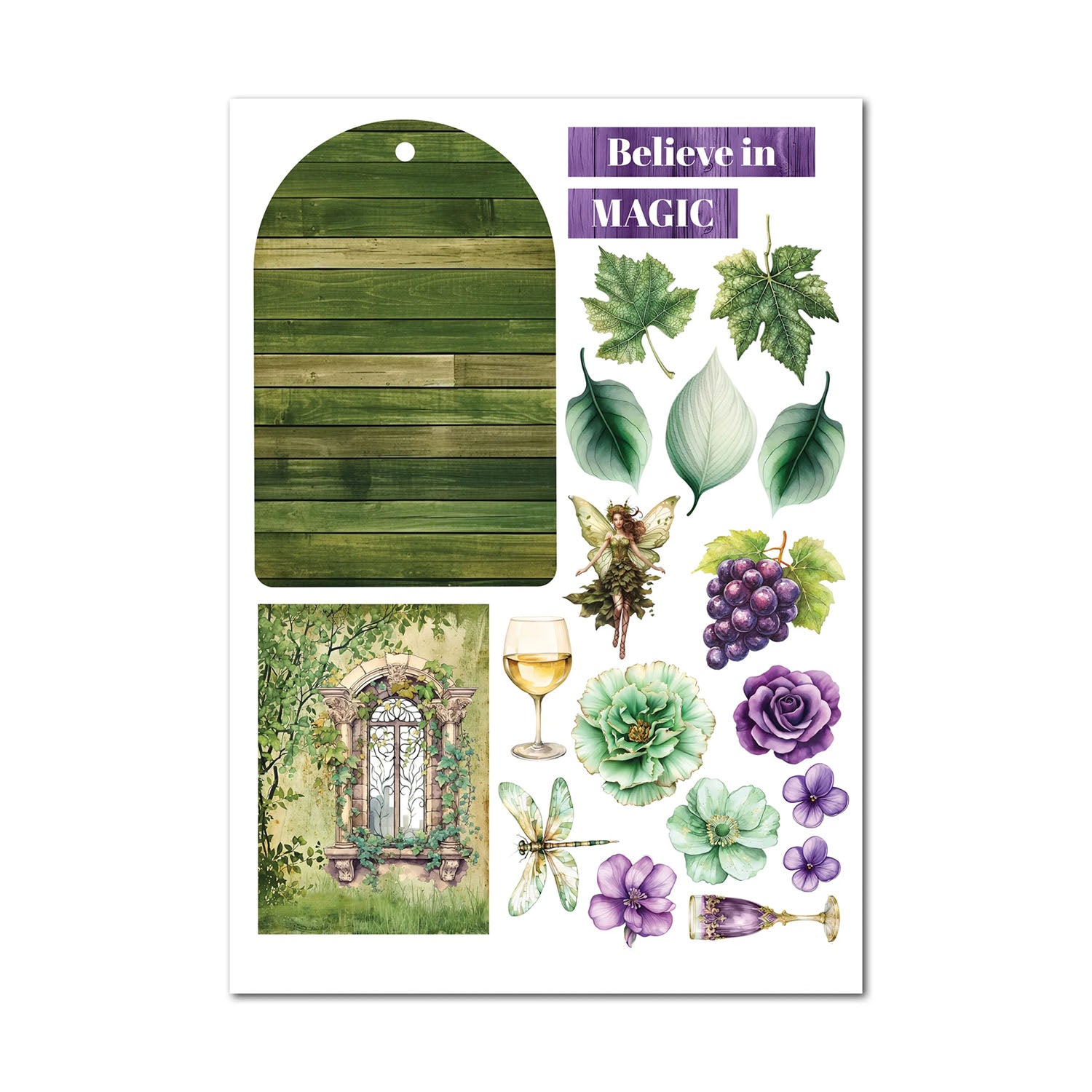 3Quarter Designs Mini Project Sheet A4 - Magic Vines – CraftOnline