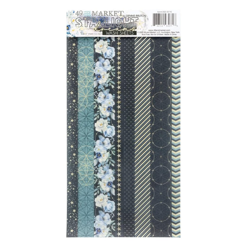 49 And Market Washi Tape Sheets - Starlight Dreams – CraftOnline