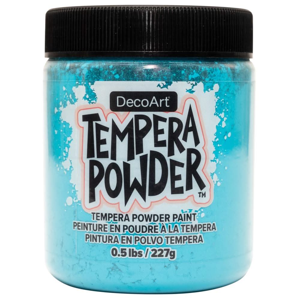 DecoArt Tempera Powder 0.5lb - Turquoise – CraftOnline