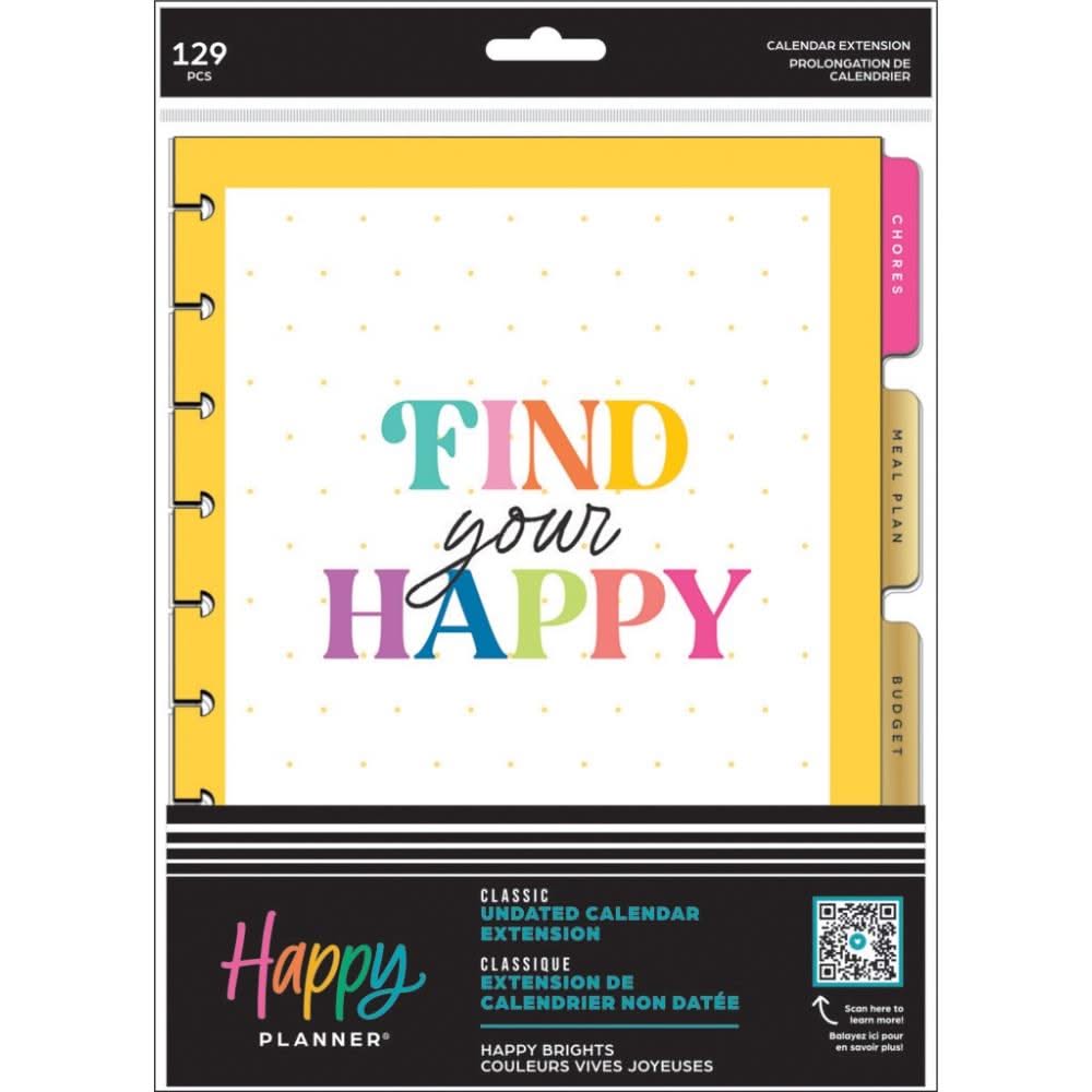 Happy Planner Classic Extension Pack Happy Brights* – CraftOnline