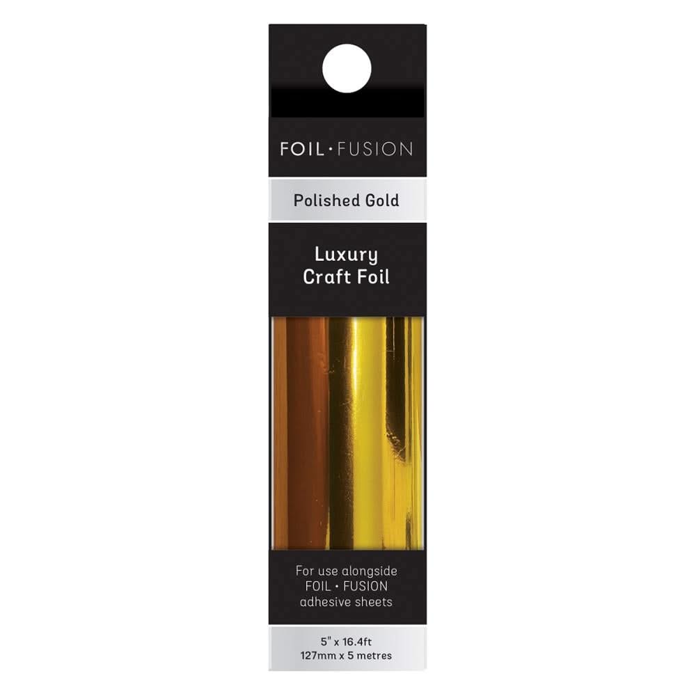 Craft Perfect Foil Fusion 5"X16.4 ft - Polished Gold – CraftOnline