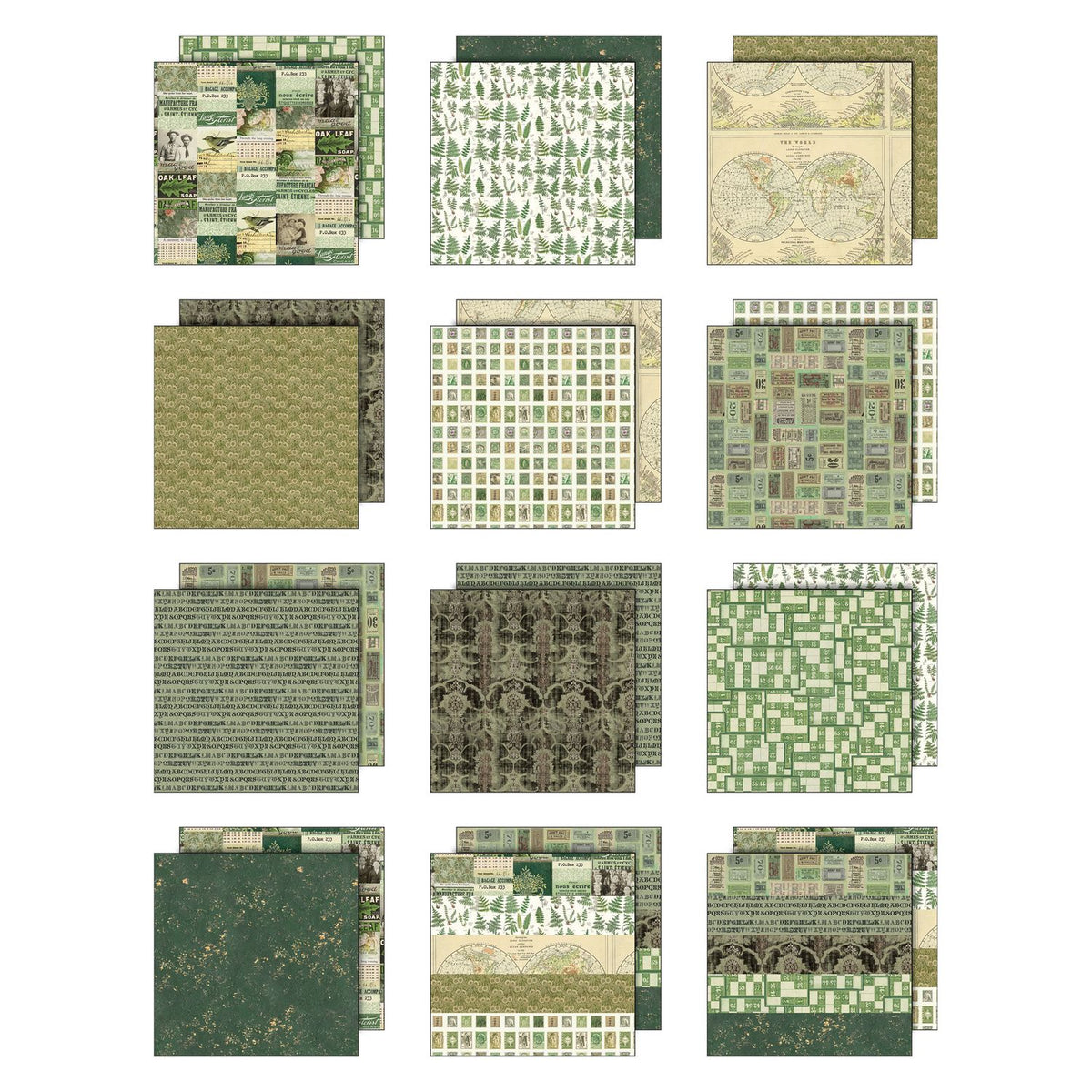 Tim Holtz – Idea-ology Double-Sided Cardstock 12"x12" – The Palette Co ...