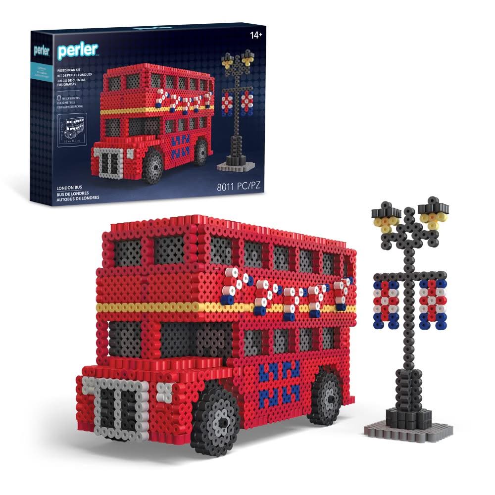 Perler 3D Fused Bead Kit London Bus – CraftOnline