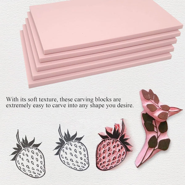 Universal Crafts Rubber Carving Block - Pink – CraftOnline