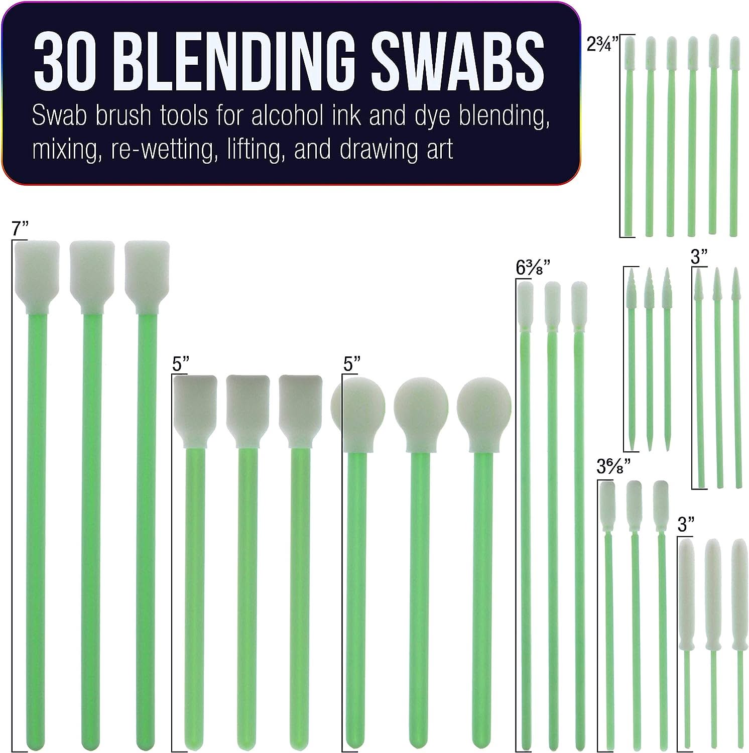 Universal Crafts Blending Swabs 30 Pack – CraftOnline