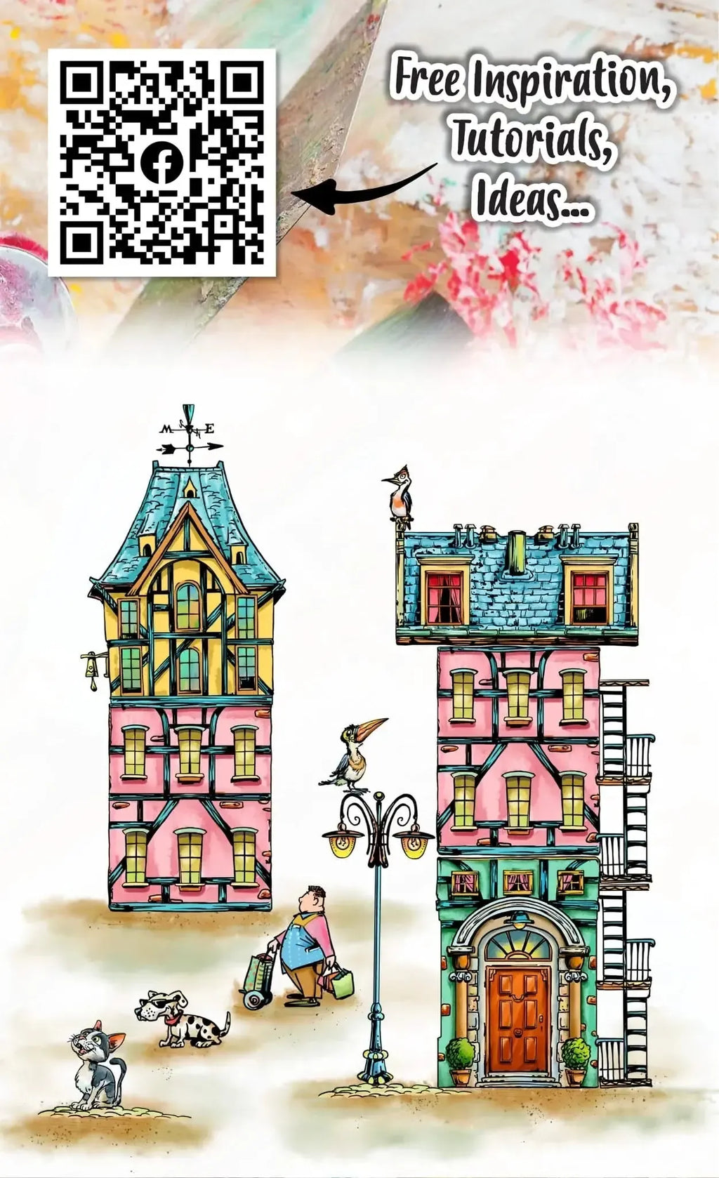 Aall & Create Clear Stamp Set #1234 - Tudor Cottage* – CraftOnline