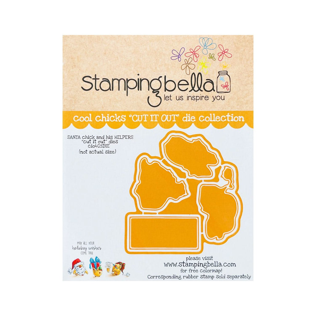Stamping Bella Cut It Out Dies - Santa Chick and His Helpers – CraftOnline