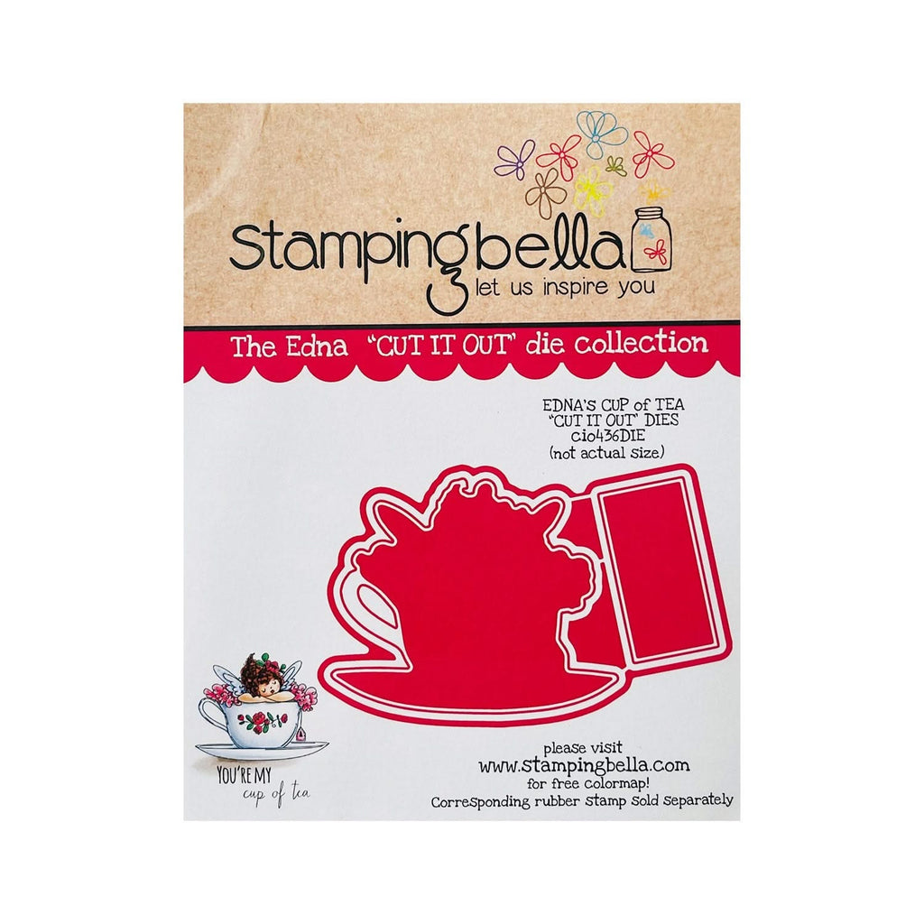Stamping Bella Cut It Out Dies - The Edna - Edna's Cup of Tea – CraftOnline