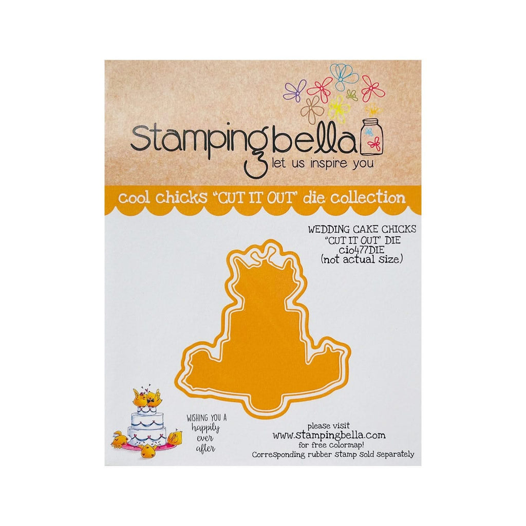 Stamping Bella Cut It Out Dies - Cool Chicks - Wedding Cake Chicks ...