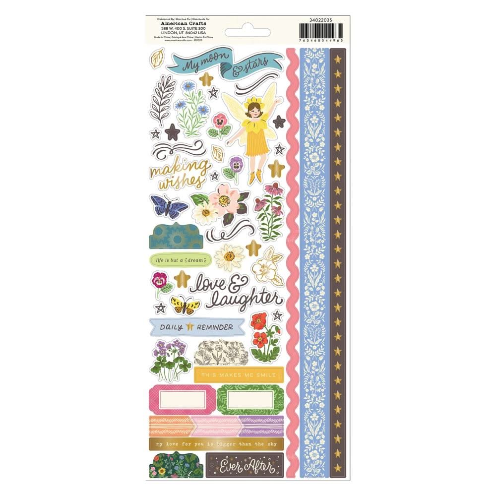 Crate Paper Moonlight Magic Stickers 6"x 12" 96/Pkg - Clear* – CraftOnline