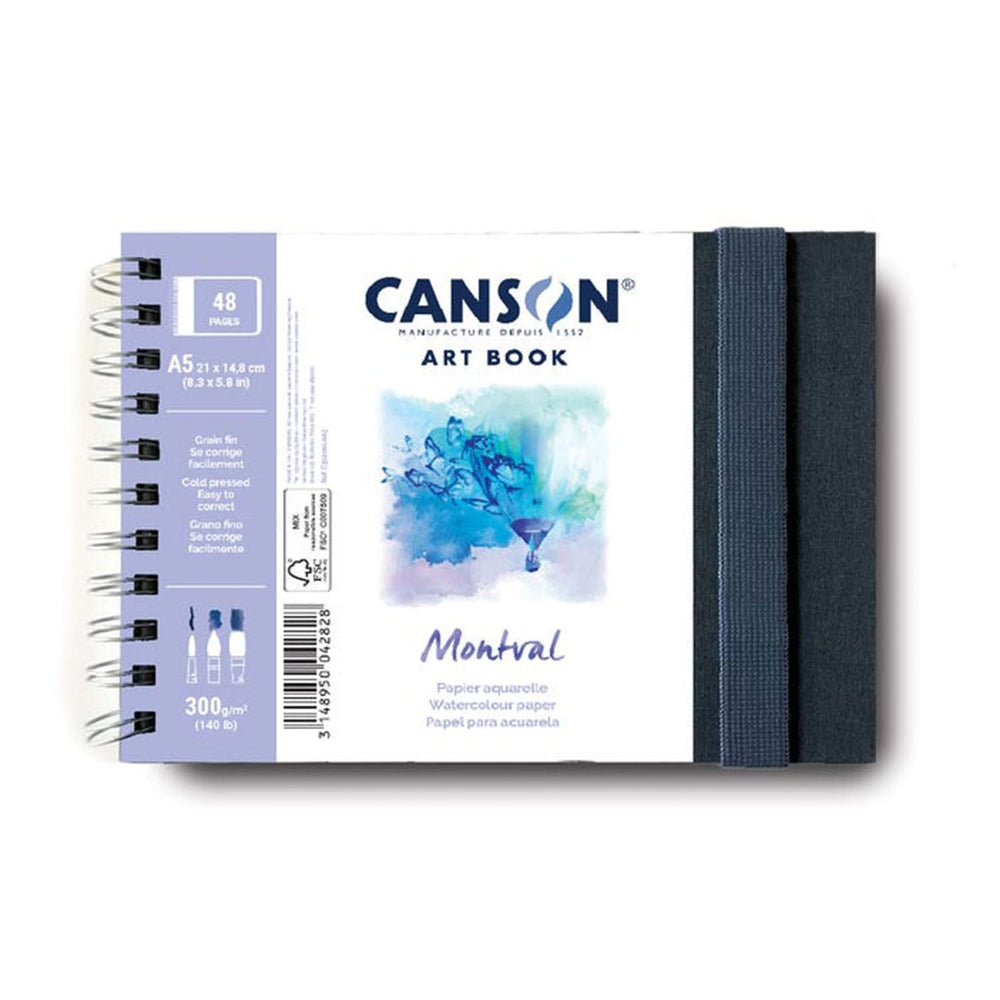 Canson Montval Art Book - 300gsm 21cm x 14.8cm - 24 Sheets – CraftOnline