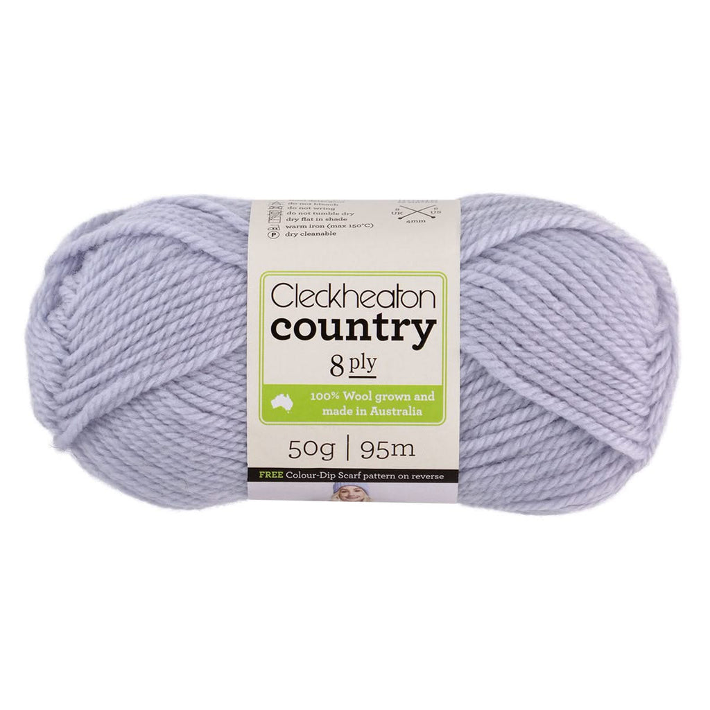 Cleckheaton Country Yarn 8ply 50g - Ghost Grey – CraftOnline