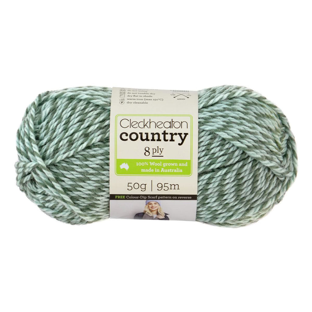 Cleckheaton Country Yarn 8ply 50g - Lichen Marle – CraftOnline