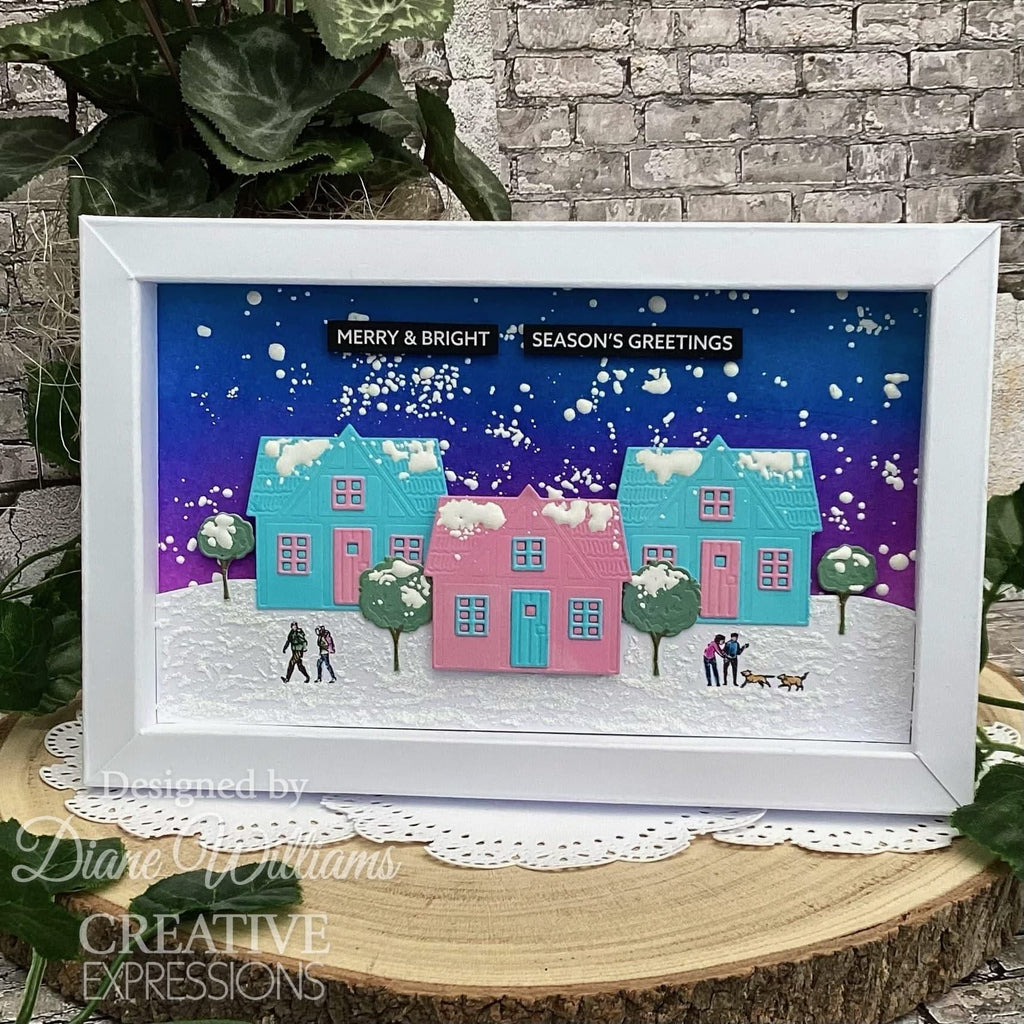 Creative Expressions Craft Dies By Sue Wilson Miniature Village Bluebe ...