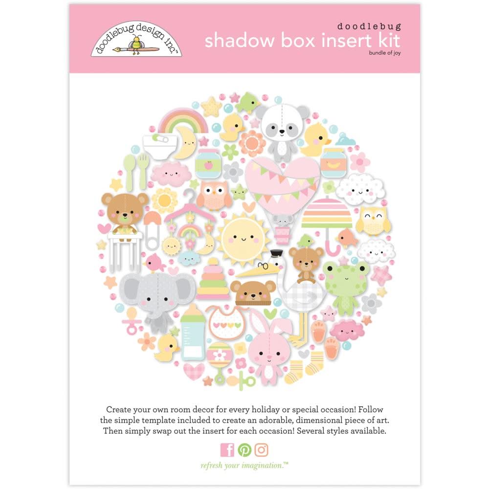 Doodlebug Design Shadow Box Insert Kit - Bundle Of Joy* – CraftOnline