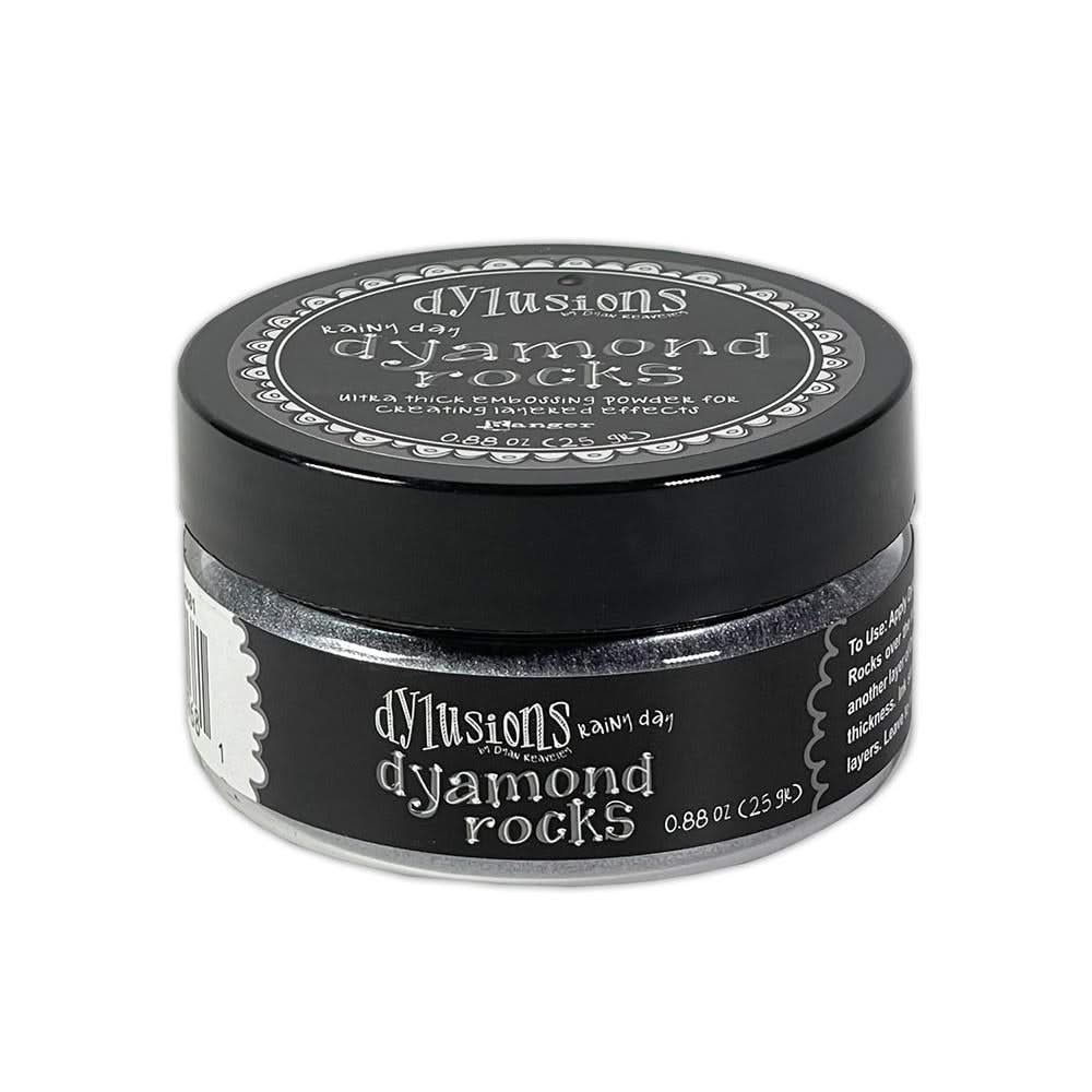 Dyan Reaveley Dylusions Dyamond Rocks - Embossing Powder - Rainy Day ...