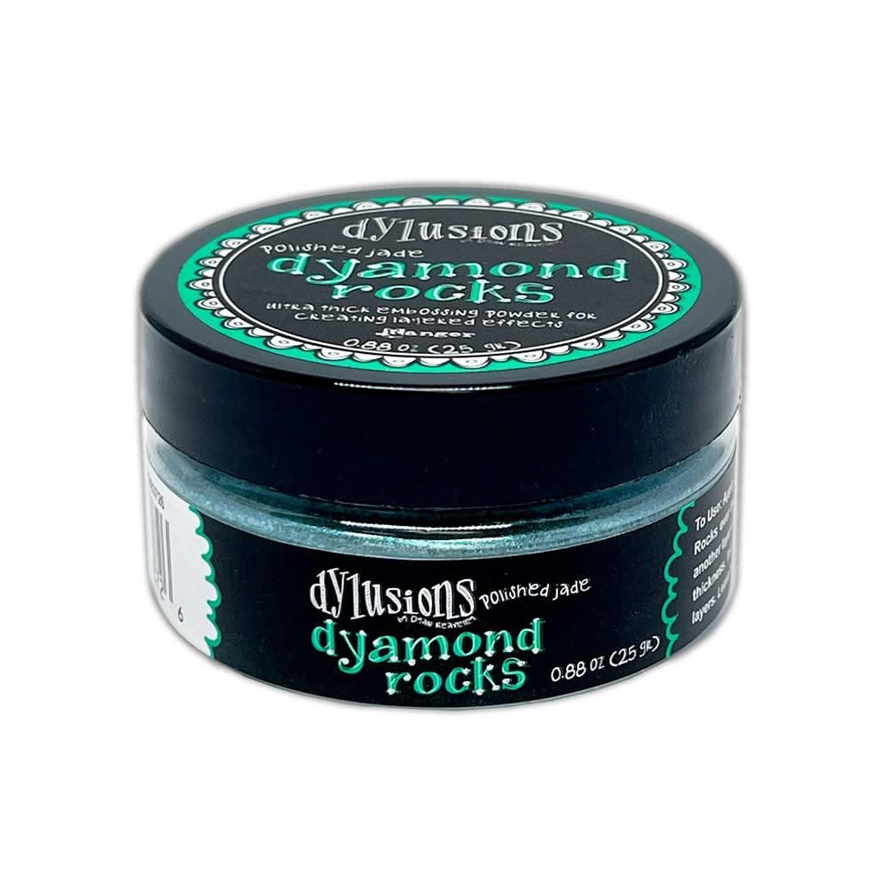 Dyan Reaveley Dylusions Dyamond Rocks - Polished Jade* – CraftOnline