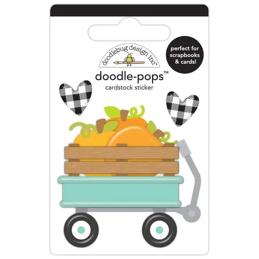 Doodlebug Doodle-Pops 3D Sticker Country Pumpkins, Farmhouse – CraftOnline