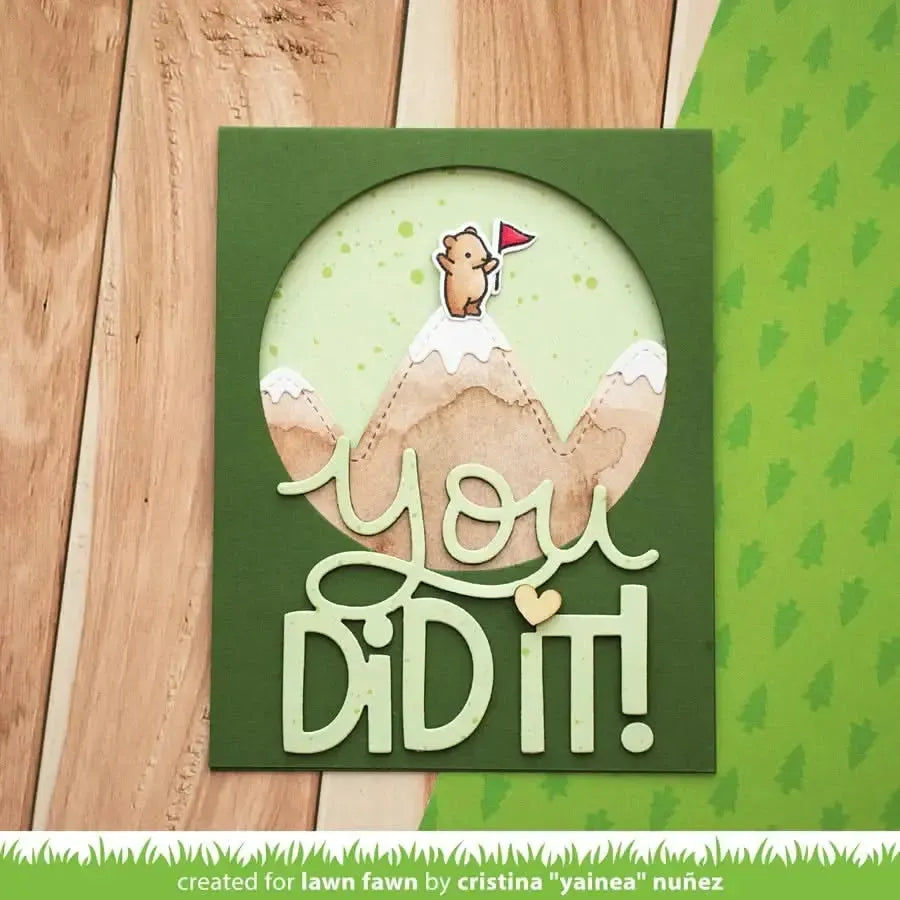 Lawn Cuts Custom Craft Dies - Giant You Did It – CraftOnline