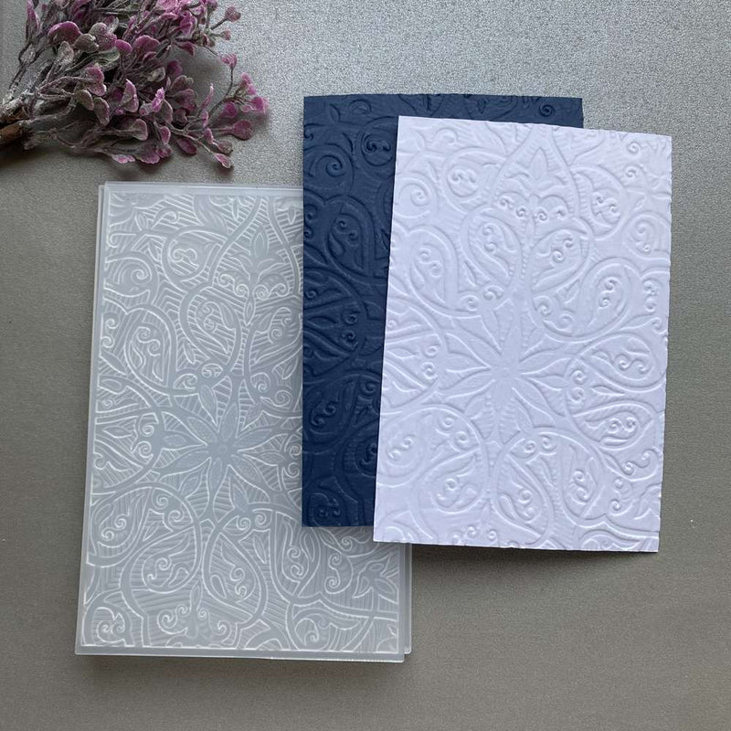 Poppy Crafts 3D Embossing Folder #54 - Vibrant Vines – CraftOnline