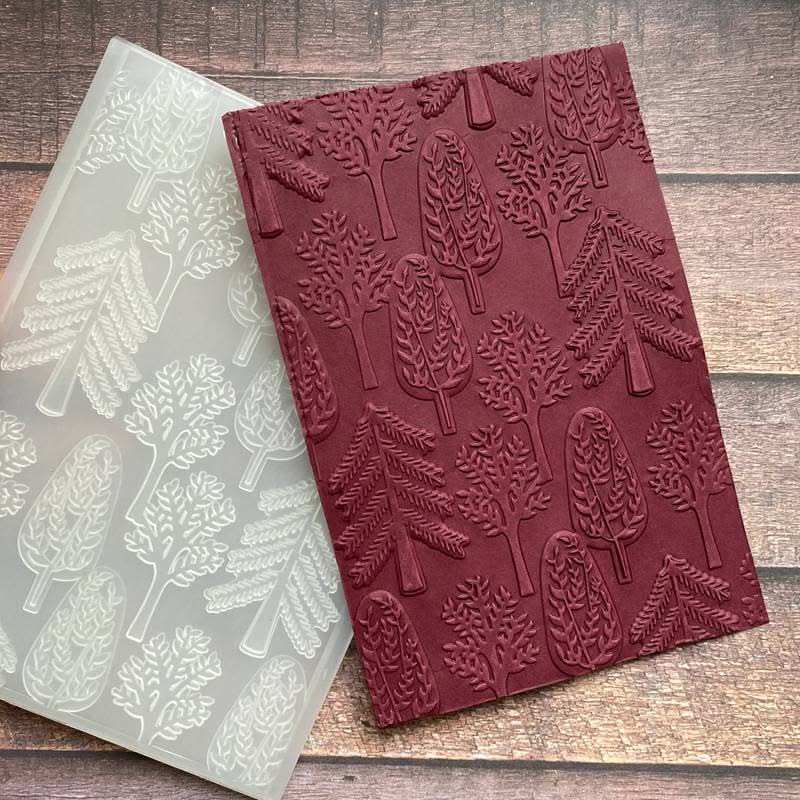 Poppy Crafts 3D Embossing Folder #32 - Trees – CraftOnline