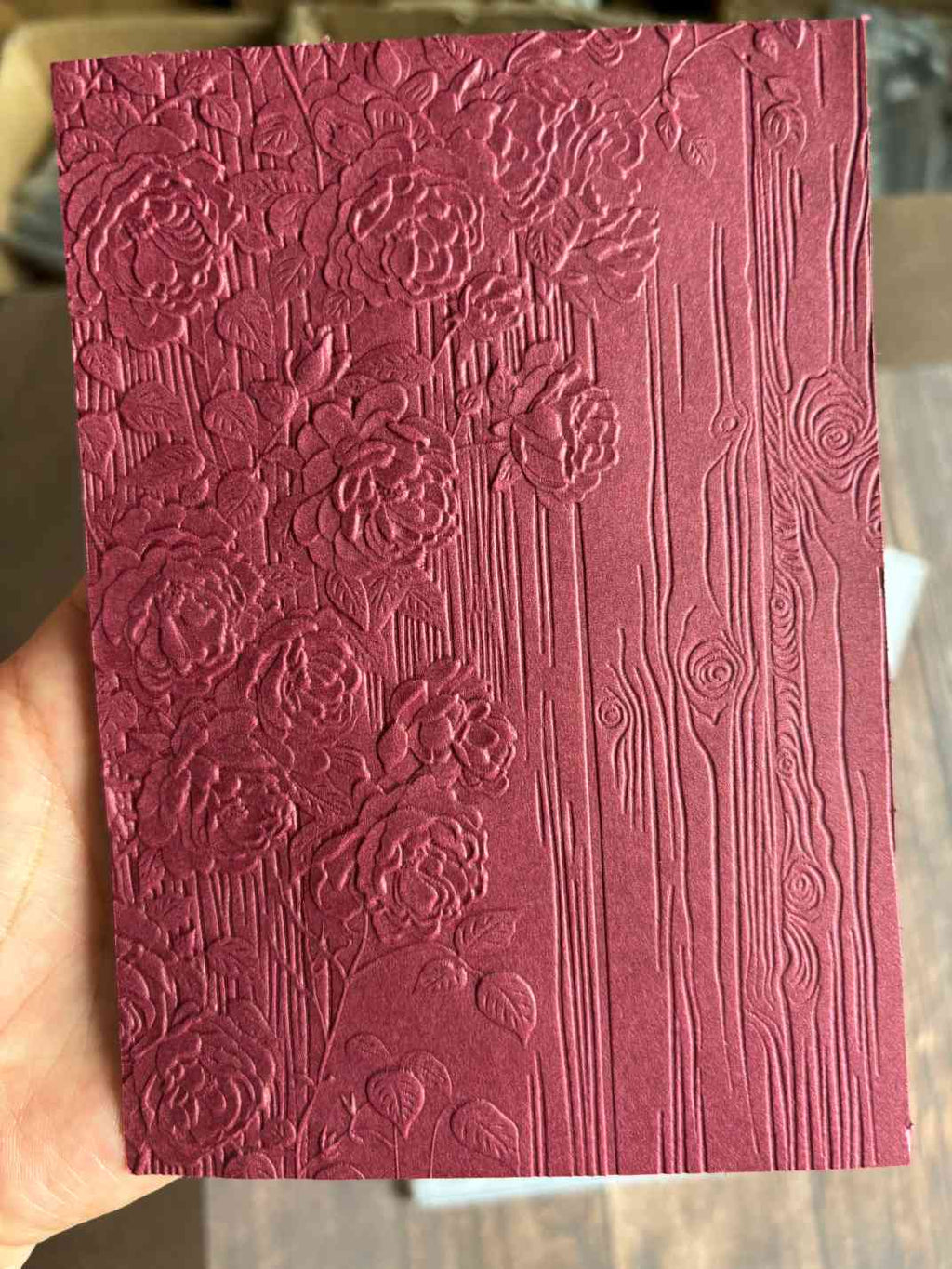 Poppy Crafts 3D Embossing Folder #102 - Rose Wall – CraftOnline