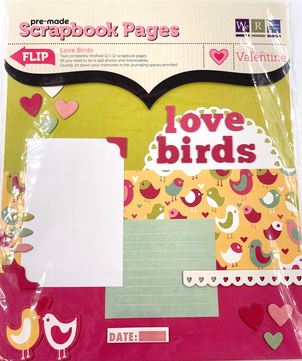We R Memory Keepers Scrapbook Pages Love Birds 12" x 12"* – CraftOnline