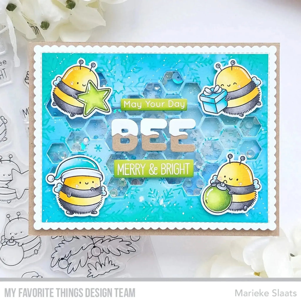 My Favorite Things Clear Stamps 4"x 8" - Merry Bees-mas – CraftOnline